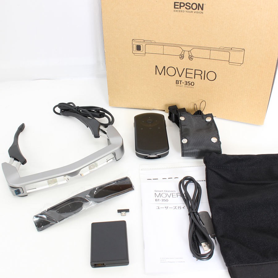 ■商品名 【美品】エプソン MOVERIO BT-350 スマートグラス モベリオ EPSON 本体 ■商品状態 【A】大きなダメージもなく程度良好の美品 ・USED品ではございますが大きなダメージや汚れなどもなく状態の良い商品です。 ・動...