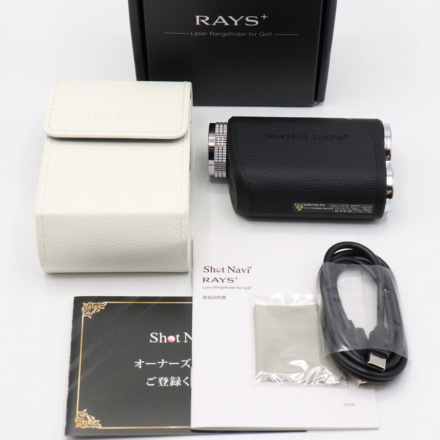 ■商品名 【新品】ShotNavi Laser Sniper RAYS+ ブラック GPS距離計測器 ショットナビ レーザースナイパー レイズ 本体 ■商品状態 【N】未使用品 ・新品未使用の商品ですが、開封可能状態のため確認も含めて開封し...