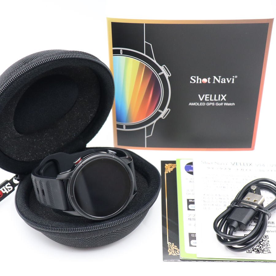 ■商品名 【美品】ShotNavi VELLIX V12 ブラック 腕時計型 GPSゴルフナビ ショットナビ ゴルフ距離計 VELLIXV12B 本体 ■商品状態 【A】大きなダメージもなく程度良好の美品 ・USED品ではございますが大きな...