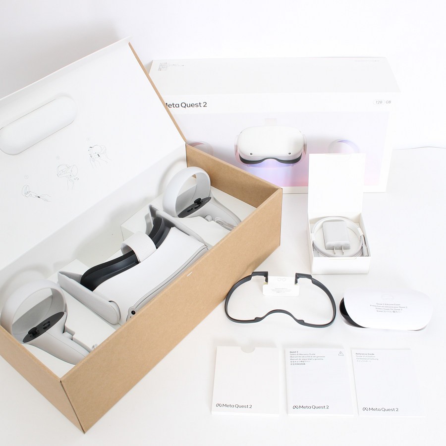 ■商品名 【新品/訳あり】Meta Quest 2 128GB VR ヘッドマウントディスプレイ ヘッドセット メタクエスト2 オキュラスクエスト2 Oculus 本体 ■商品状態 【N】未使用品 ・新品未開封での買取品ですが、個人での長期...