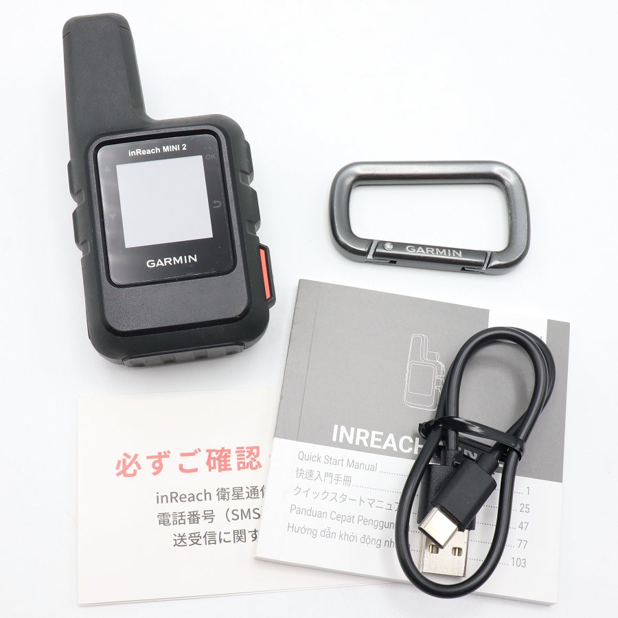 ■商品名 GARMIN inReach Mini 2 010-02602-21 ブラック 衛星コミュニケーター ガーミン インリーチ ミニ 本体 ■商品状態 【B】一般的な使用感のある商品 ・本体には使用に伴う擦れ感がございます。 ・画面に...