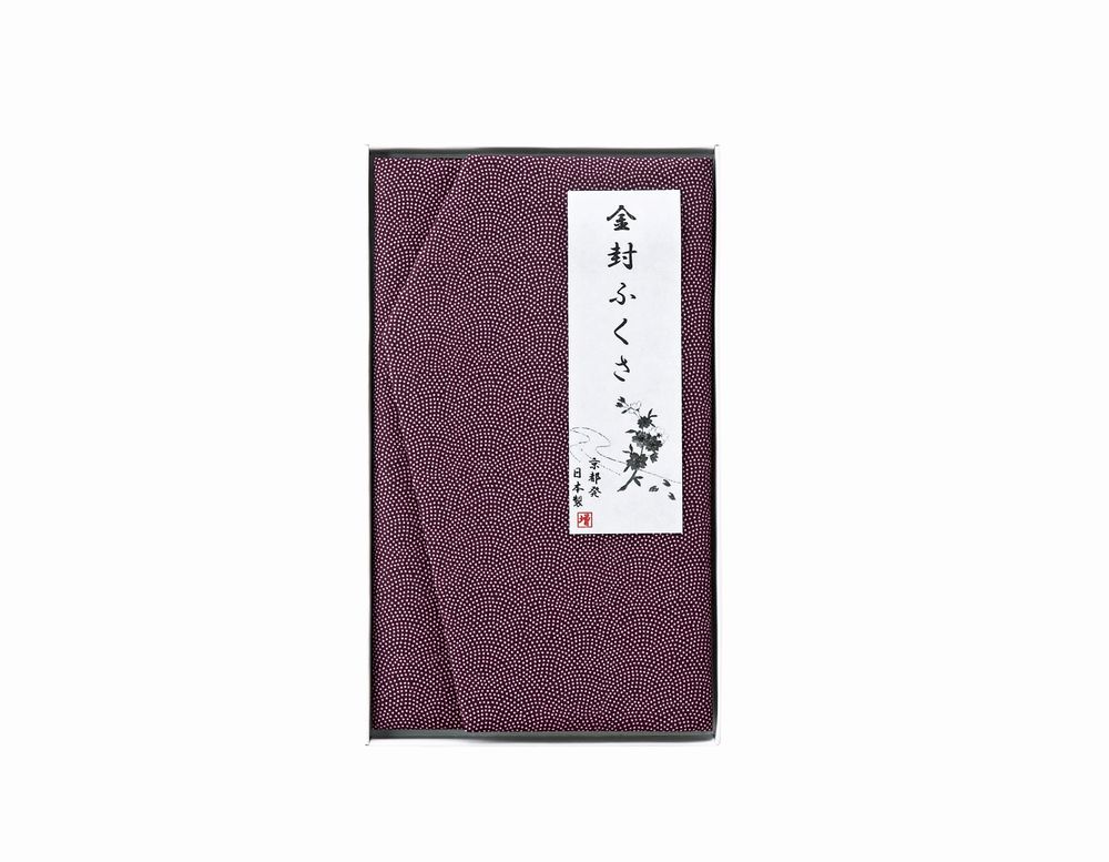 風呂敷・金封ふくさに名入れ（刺しゅう含む）は出来ません ■メーカー品番：H010 ■色柄：紫鮫 ■商品内容：商品200×120mm ■箱サイズ：箱215×130×19mm ■材質：ポリエステル100% ■商品重量：73g ■メーカーコード：...