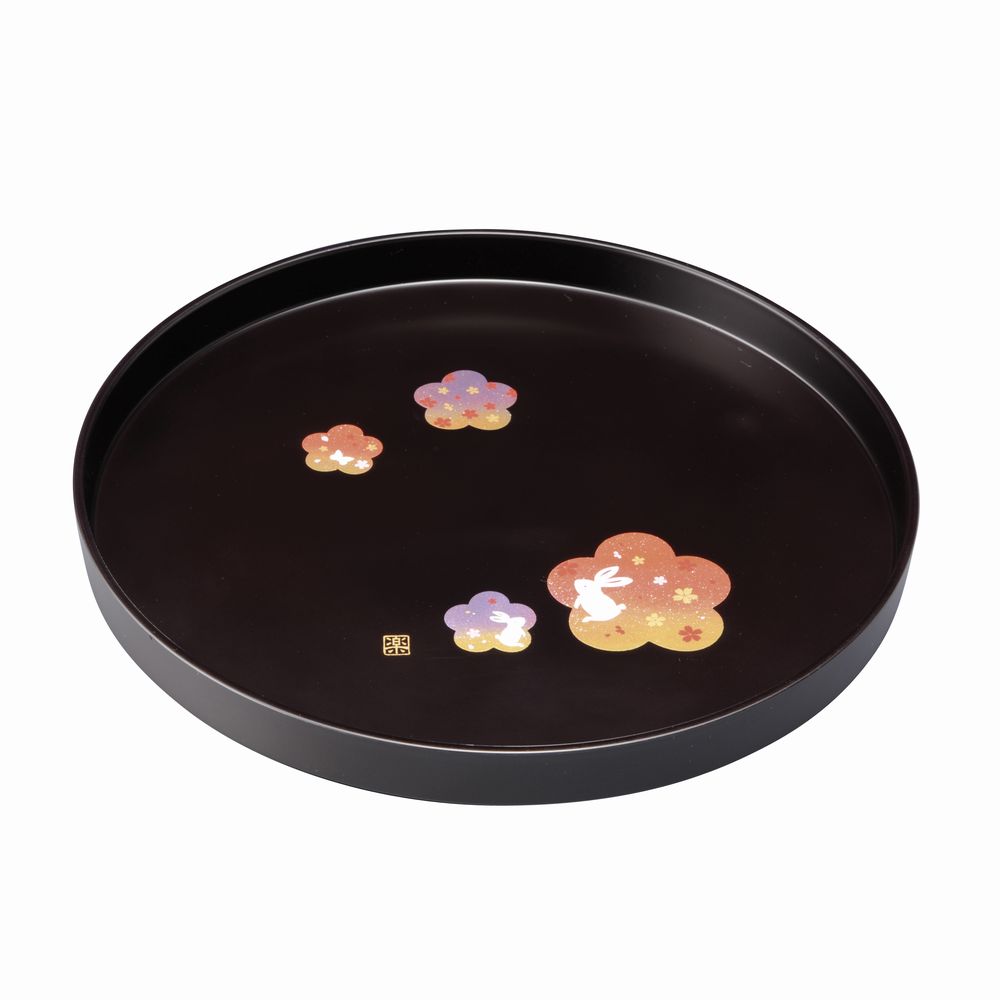 和&かわいいをテーマに和の落ち着いた部分に可愛らしさを取り入れた大人かわいいシリーズ。蒔絵独特のグラデーションの煌びやかさがポイントです。 ■ブランド：紀州塗 ■メーカー品番：2205027 ■商品内容：商品φ240×23mm ■箱サイズ：...