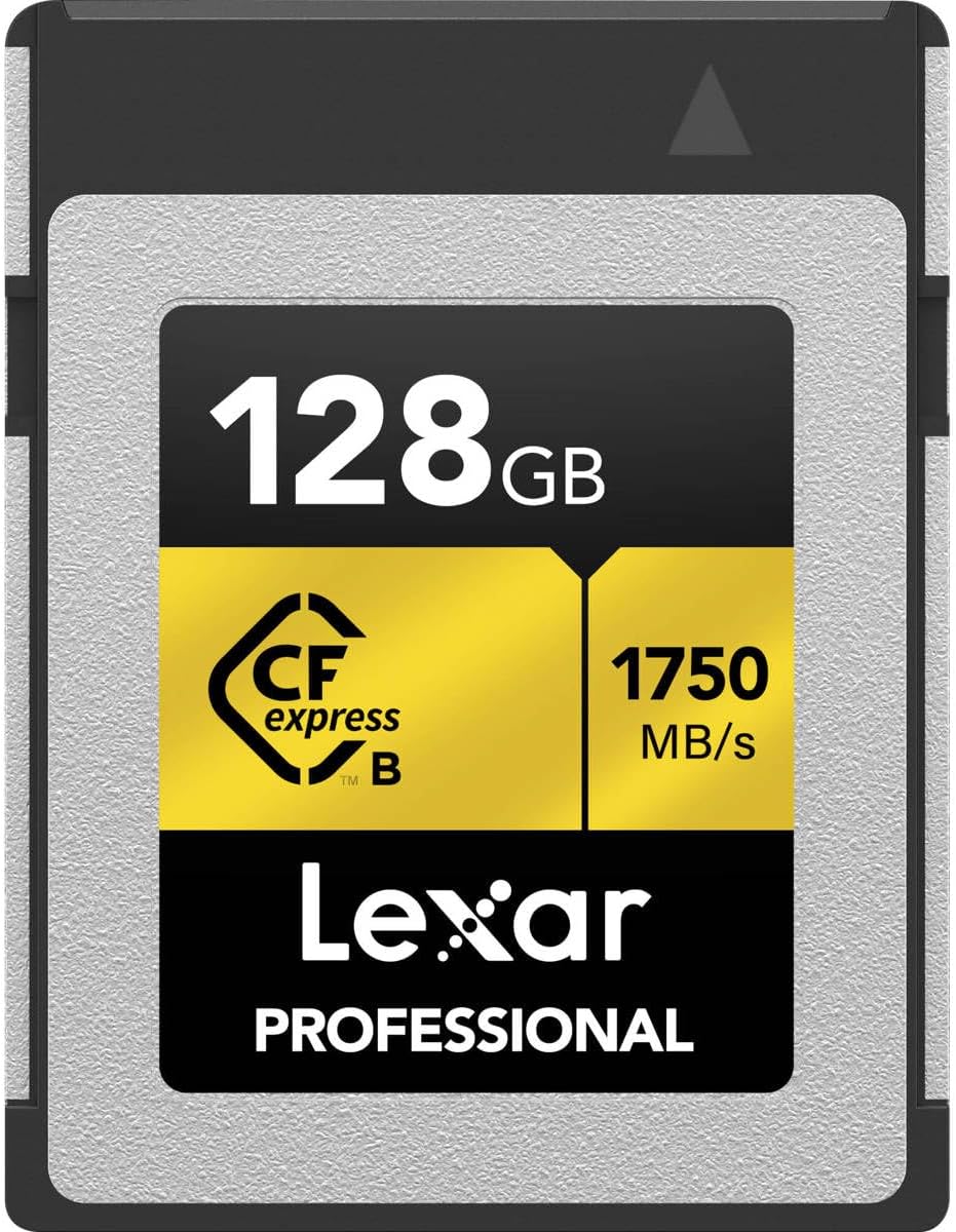 【プロフェッショナルのための究極のスピードと信頼性。Lexar プロフェッショナル CFexpress Type B GOLDシリーズ 128GB】 RAW 8Kビデオ録画を 簡単 に。LexarプロフェッショナルCFexpress Typ...