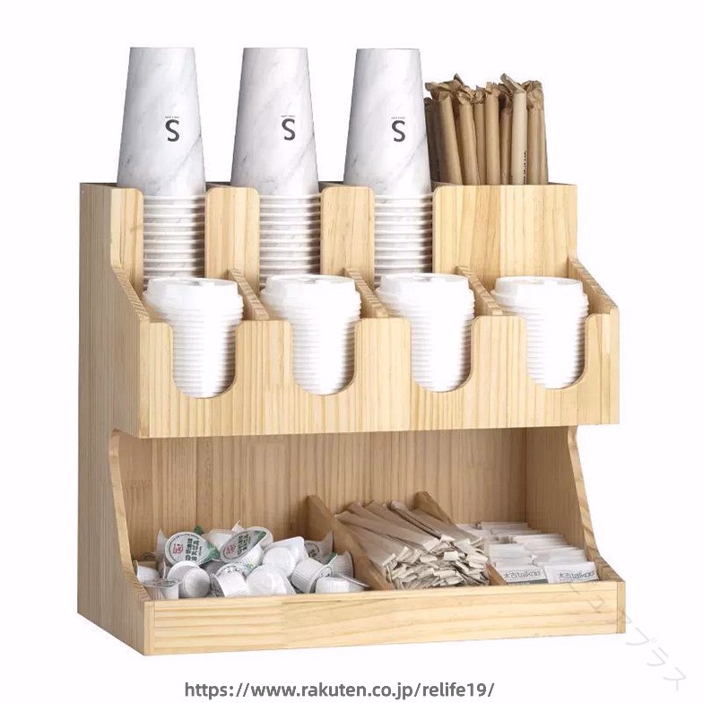 【原産国／製造国: 中国】 .カップホルダー アクリル製 カウンター収納 ドリンクカップ 紙コップ収納ラック カフェ バー コーヒー 紅茶 ワイン ホルダー スタンド ディスペンサー ホルダーラック 飲料ホルダー ドリンクホルダー 卓上収納...
