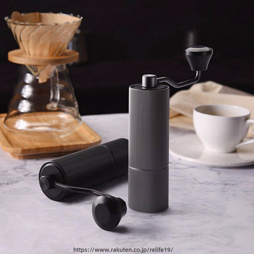 手挽きコーヒーミル 手動式 コーヒーグラインダー コーヒー豆挽き器 コーヒーミル 手動 タイムモア 新しいより大きな容量30グラム 粗さ調整可能 軽量 省力 携帯