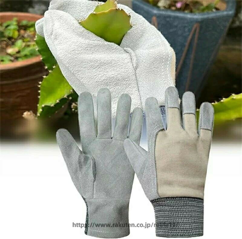 🌹【耐穿刺性】手のひらと指先部分は補強された牛革で作られ、通気性と防水性が良く、また耐穿刺性も優れており、バラなどの有刺植物から手を守ってくれますので、とても便利で安全です。 🌹【革手袋】先と掌部で補強された...