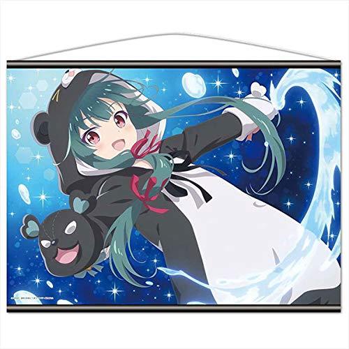 くまクマ熊ベアー B2タペストリーB［ユナ］サイズ：B2サイズ728×515mm素材：ポリエステルスエード上部のみ紐付き