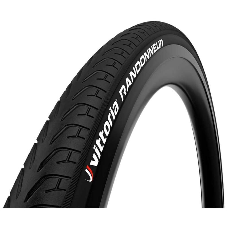 ビットリア(Vittoria) ランドナー クリンチャー[Randonneur(Rigid)] オールブラック リフレクト無 【ケーシング:Nylon 20TPI】