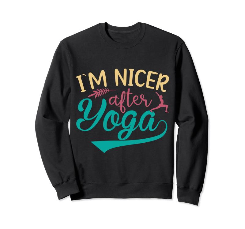 I'm Niceer After Yoga 瞑想 滑り止めヨガマット ヨギ トレーナーヨガの後はもっと元気です。ロータスも気功に、ヨガパンツに、ヨガクッションに、仏陀のように自分の陰陽を見つけましょう。あなたの静けさ、内面、内なる静けさが訪...