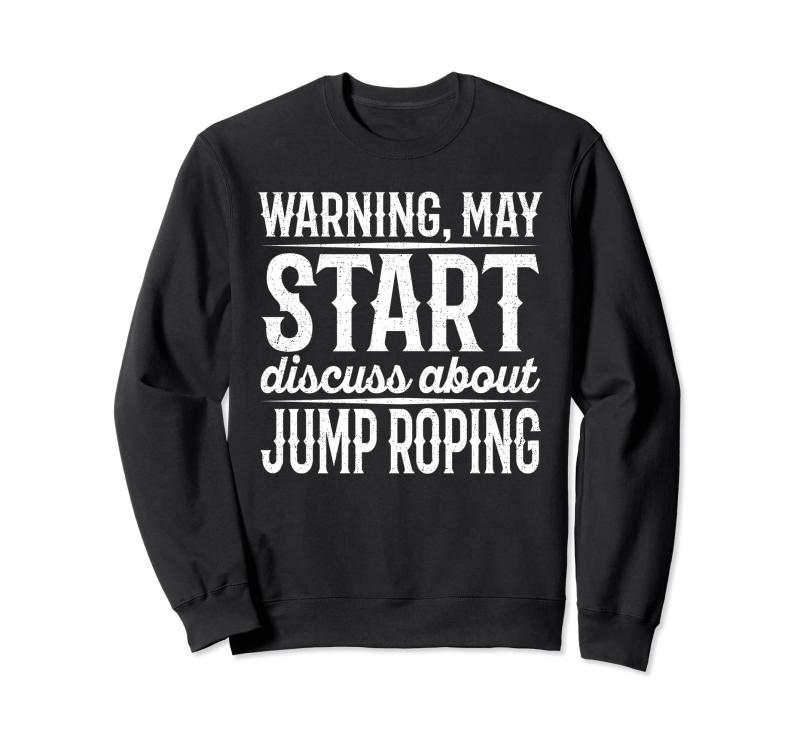 Warning May Start 縄跳びについて話し合うかもしれません トレーナー