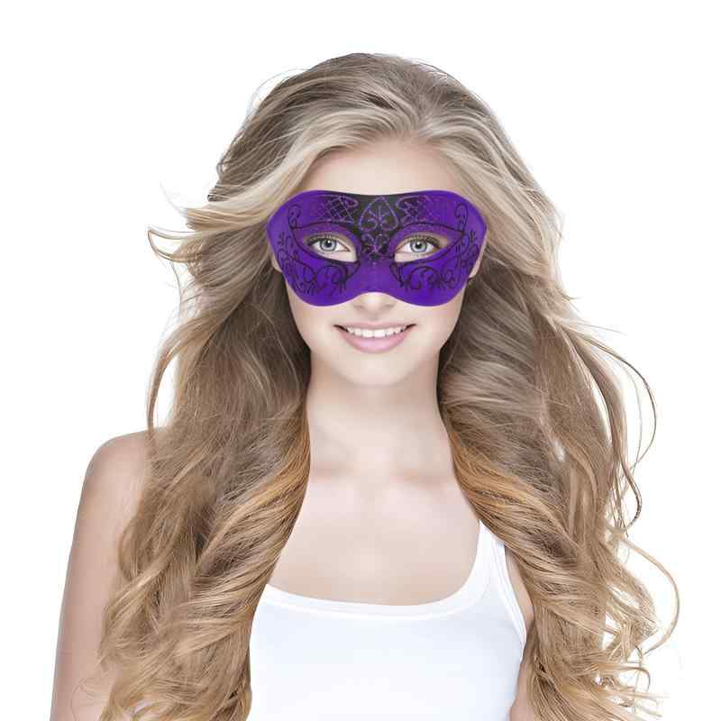 [AUZOEYTOYK] ハロウィン マスク ヨーロッパ風 お面 仮面 半面 仮装マスク 軽量 エレガント レディース メンズ 変装面具 コスプレ小物 仮面舞踏会 お祭り パーティー 文化祭 演出 クラブ 女子会 材質：プラスチック　　サイ...