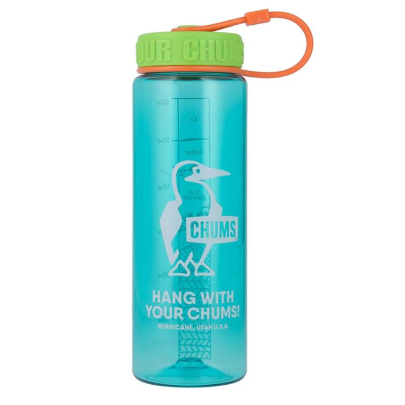 CHUMS(チャムス) キャンプ ボトル 水筒 ジャグ Booby Bottle 600ml 2025年モデル CH62-2124 M124 Mint/Lime【サイズ （約）】 本体 W7×H21.6×D7(cm) 口径 5(cm) 　商...