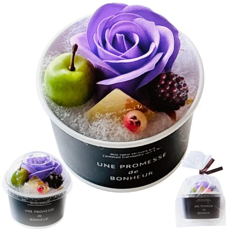 ソープフラワー・プチカップケーキ1個(全10色) フレグランスフラワー.シャボン.アロマ.造花.バラ.ギフト.記念日.誕生日.結婚.発表会.送別.入学.卒業.退職.お見舞.お祝.内祝.お彼岸.お花 クリデザイン: 本物のようなピンクのバラと...