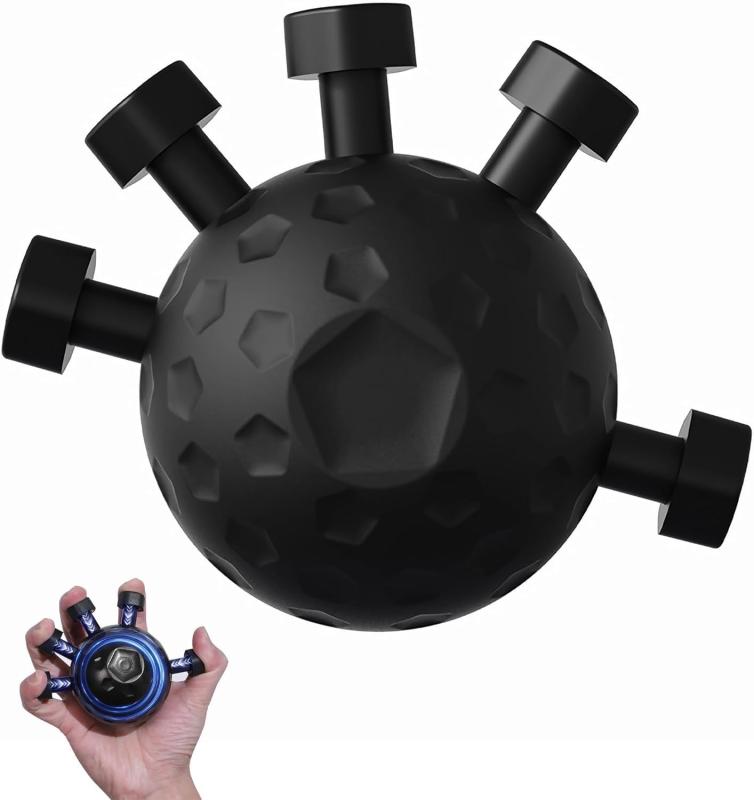 指グリップ強化器、2025アップグレード版ハンドグリップ強化器フィンガーエクササイザー、フィンガーエクササイザーグリップツール、ストレス解消ボール、筋肉トレーニングと回復のた【多機能ハンドトレーニングツール】このフィンガーグリッパー、シリコ...