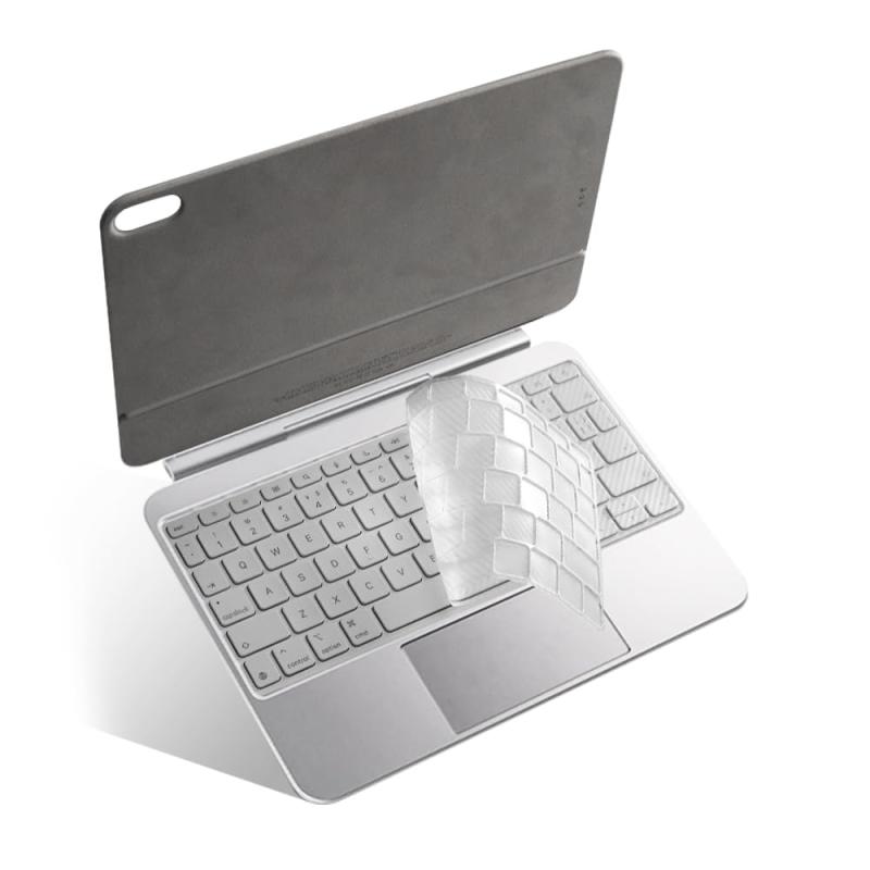IMMOENUC キーボード保護カバー 2025年モデル iPad Air M3 (A3266/A3267),iPad Pro M5 M4 (A2836/A2837) 11インチ Magic Keyboard (日本語JIS配列)用透明TP...
