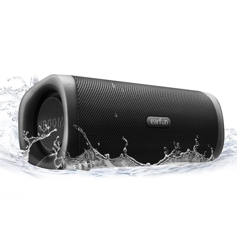 EarFun UBOOM L ワイヤレススピーカー / 28W サウンド/Bluetooth 5.0/ 重低音強化/ 16時間連続再生/ IP67完全防水/ EarFun Audioアプリ対応【DSP処理/ステレオペアリング機能】インドア・...