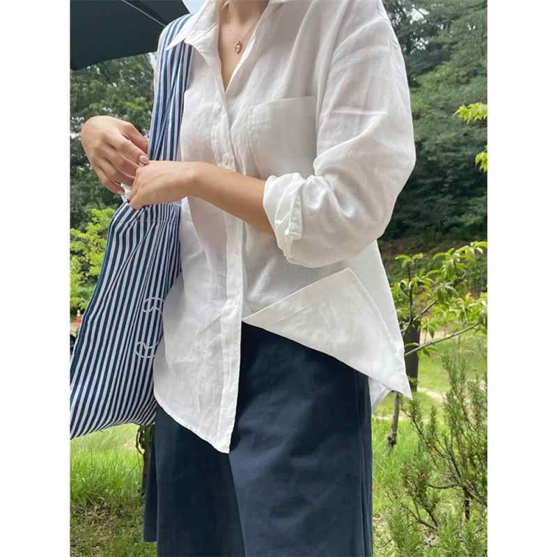 ・カテゴリ: 衬衫・スタイル: 都市風、通勤・ネックライン: ホルターネック・袖丈: ベリーロングスリーブ・袖型: フリル袖・カラー展開: ホワイト・サイズ展開: S、M、L、XL