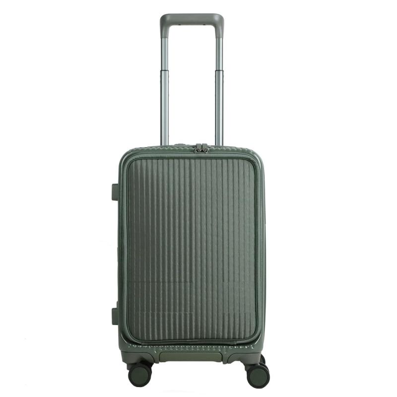 スーツケース 機内持込サイズ INV5EVAサイズ:H:55cm/W:35cm/D:25cm(115cm)容量: 38L重量:3.3kilograms機内持ち込み: 可(国際線、国内線100席以上)車輪ロック機能付き