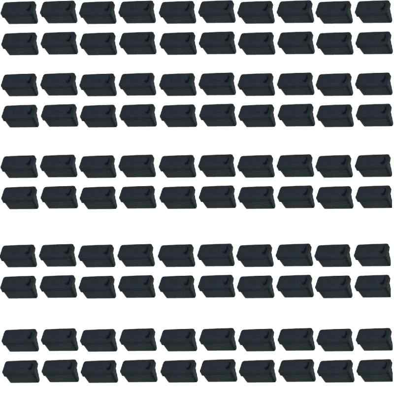 VERISSY USB コネクタカバー 100個セット 大量 保護 ホコリ 埃 防止 端子 キャップ パソコン 防塵 防水 シリコン メス ポート pc mac ps4 100セット本商品は端子を傷付けにくい安心のシリコン素材を採用。しっか...