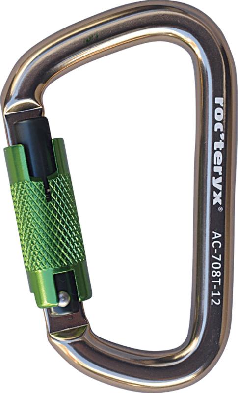 roc'teryx(ロックテリクス) 登山 クライミング カラビナ ジュラルミン 30キロニュートン ジュラサーティークイックロック アンバー RTAC708T シルバー強度:30-9-8KN開口幅:21mmフレーム径:12mm重量:90g...