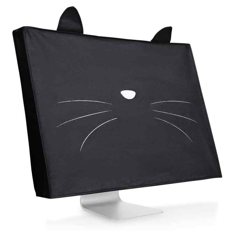 kwmobile 27-28"モニター対応 モニターカバー - PC 画面 ディスプレイカバー - パソコン ホコリ 傷 日光 防止互換性: 27インチから28インチのモニター対応 使用上の注意: カバーはゆるく装着してください。...