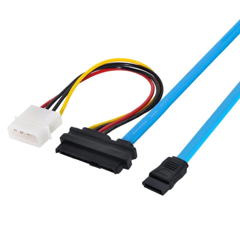 chenyang SAS - SATAケーブル、SFF-8482 SAS 29ピン - SATA 22ピン ハードディスクドライブ RAID延長ケーブル
