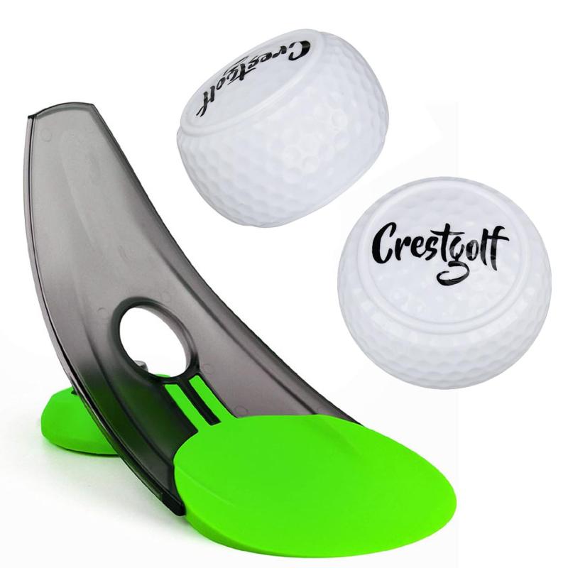 ゴルフ パッティング パット パター 練習 ボール 専用 器具 トレーニング 室内 2個 セット 付【楽しいパター練習器具】「パター練習は退屈」という声から誕生した、まっすぐ打つ練習に特化したボールとパターミラーです。実際のカップサイズと同...