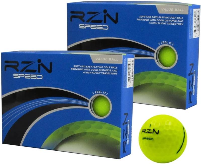 RZN Golf レジンゴルフ RZN SPEED ゴルフ ボール US仕様【並行輸入品】 黄 イエロー