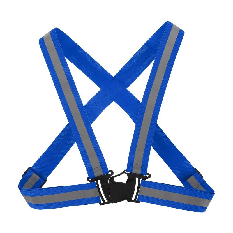 PATIKIL 調節可能な反射ランニングベストギア 高視認性反射ストラップはあらゆる年齢層にフィットし 夜間 ランニング ジョギング サイクリング オートバイ 犬 散歩に最適 サファイアブルーカラー：サファイアブルー; 素材: 伸縮性のある...