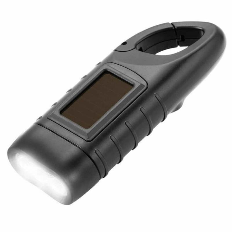 ORIGINCOM 緊急用LED懐中電灯 太陽光発電+手動発電 2WAY 手回し ライト 3LED フック付き ダイナモ式 防災用品 HSFLED86明るさ：20ルーメン使用寿命：約100000時間(メーカー公表値)バッテリー：3.6V 4...