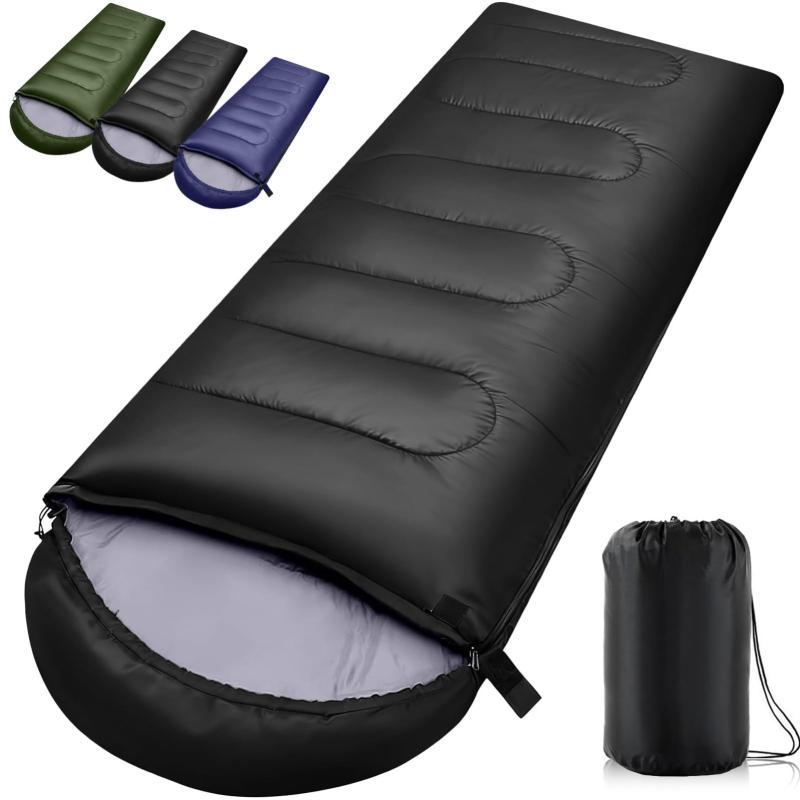 TRAVELBAIC 寝袋 シュラフ 冬用 夏用 封筒型 軽量 快適温度 -5℃ -20℃ 保温 耐寒 防水 0.95Kg 1.3Kg 1.8Kg アウトドア 登山 キャンプ 車中泊 防災用 避難用 丸洗い可能 春用 秋用 収納袋付き