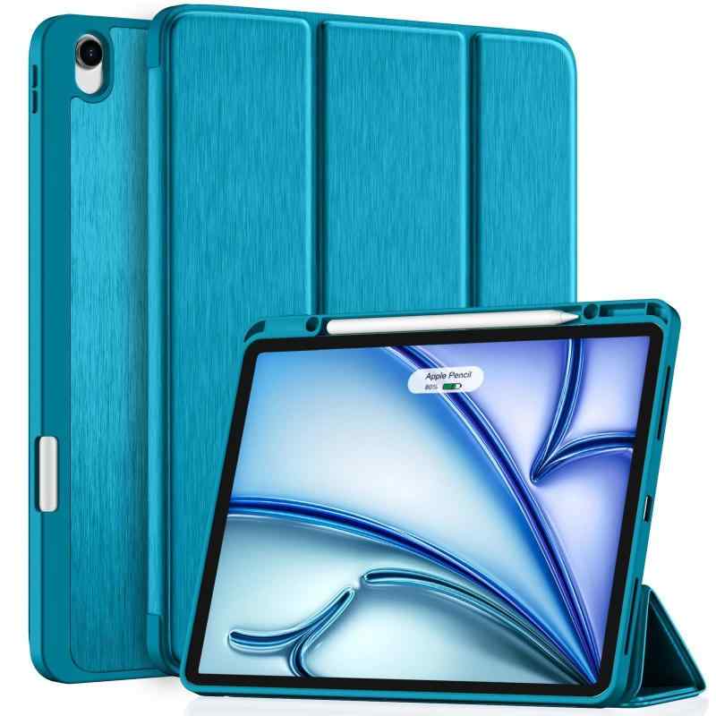 【Maledan】対応iPad ケース - 三つ折りスタンド ペンシル収納ホルダー付き 軽薄 軽量 オートスリープ機能対応 耐衝撃【対応機種】対応iPad 11/10世代 専用 ケースです。対応iPad (A16) 2025発売 A3354...