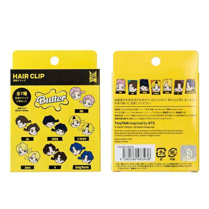 ROYCHE TinyTAN Butter 「ランダム」 前髪クリップ 全7種中ランダム HAIR CLIP Butter ver. ヘアクリップ商品名：TinyTAN Butter 前髪クリップ(全7種中ランダム)モデル名：TinyTAN...