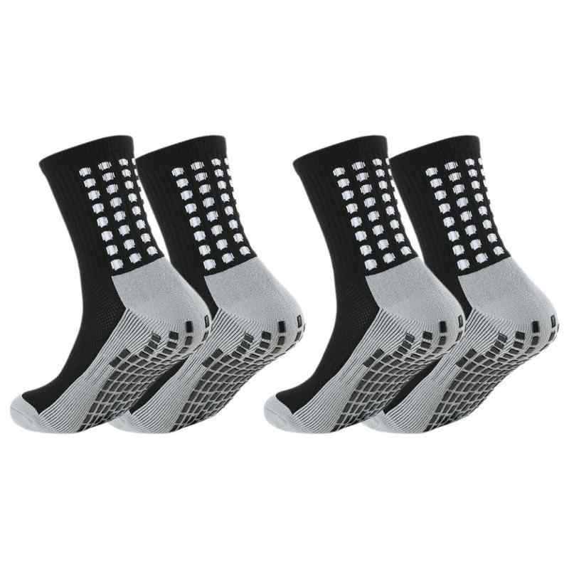 [SUMIYOSHI] サッカーソックス ジュニア 2足組 18-25cm 青 ソックス 滑り止めソックス 子供 キッズ 滑り止め靴下 グリップ付き スポーツ サッカー フットサル バスケットボール 転倒防止 ずれにく✅【走る力がアップ】 ...