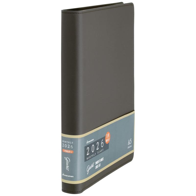 マルマン 手帳 2026 スケジュール帳 ジウリス マンスリー 2026年 1月始まり