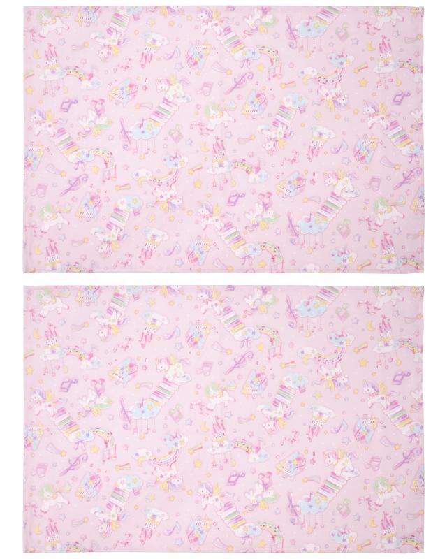 学校机に丁度いい ランチョンマット 2枚セット 40cm 60cm 綿100% 日本製 大 子供 キッズ 女の子 男の子【セット内容】ランチョンマット2枚組 【商品サイズ】(約)：40cm×60cm【素材】綿100％【生産国】日本【サイズ】...