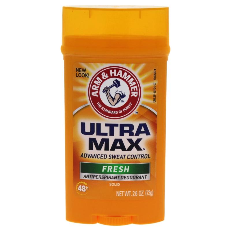 Arm &amp; Hammer Ultra Max Antiperspirant Deodorant Invisible Solid, Fresh - 2.8 oz (並行輸入品)涼しく乾燥した場所に保管してください。100%本物。デイリ...