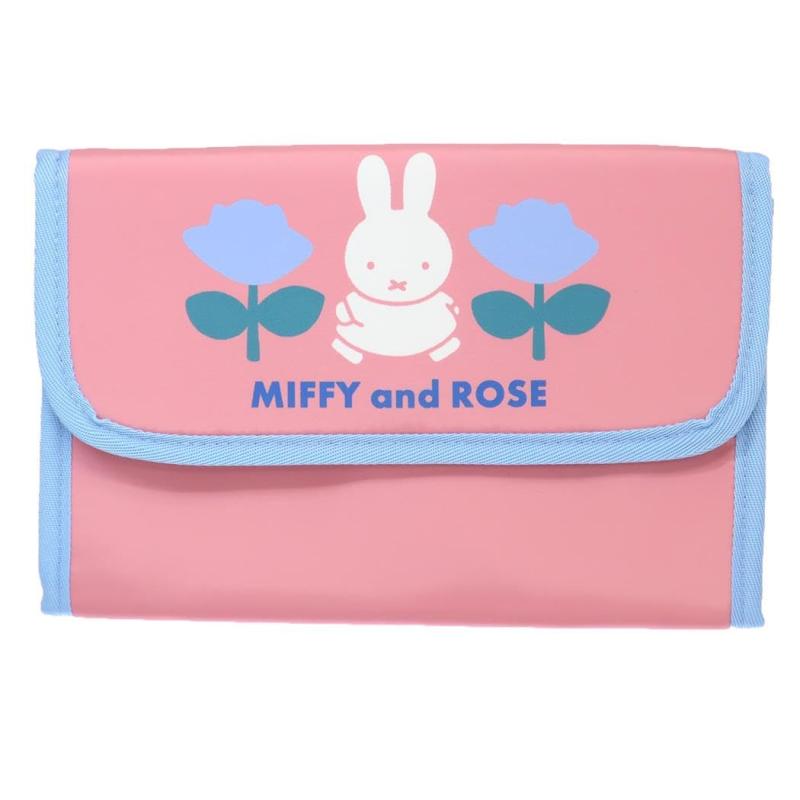 ミッフィー[母子手帳ケース]じゃばらマルチポーチ/MIFFY and ROSE PK ディックブルーナお出かけの際、さっと持ち出せる便利な万能ポーチ出産準備/赤ちゃん グッズ/ママグッズ/マルチケース/おしゃれ多機能