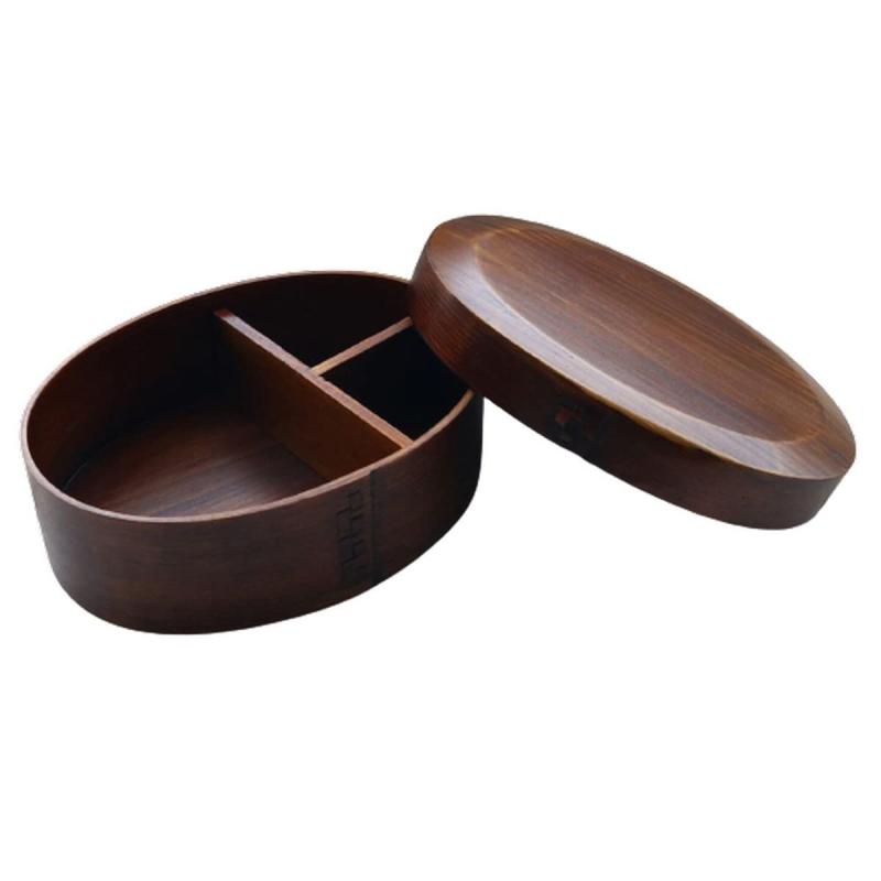 j-kitchens ごはんが固まりにくい 機能付き 弁当箱 18cm × 13cm × 6.5cm 700ml スリ漆仕上げ Current modelサイズ:18×13×6.5cm容量：約 700ml/生産地：中国/素材・成分：wood...