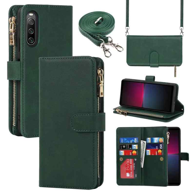 DKLLwallet leather case for Sony 10 IV【スタンド機能】：スタンド機能が付いて、横向いて斜めに立てて、お好きな角度に調整することができ、映画や読書を楽しむ際に両手を開放され、とてもの便利さを持ちます。【内...