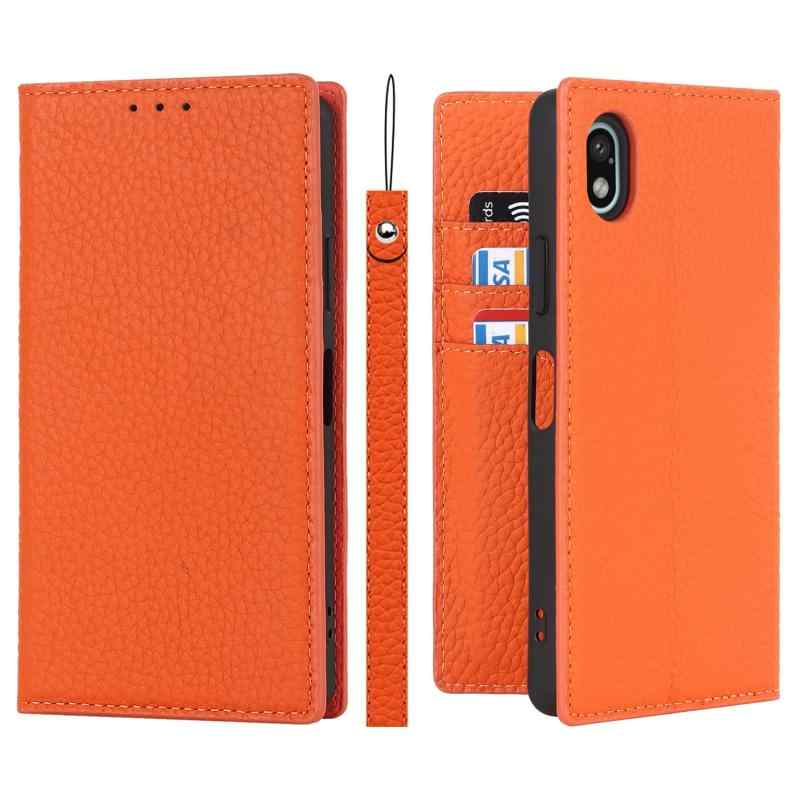 Litchi pattern case for Xperia Ace III