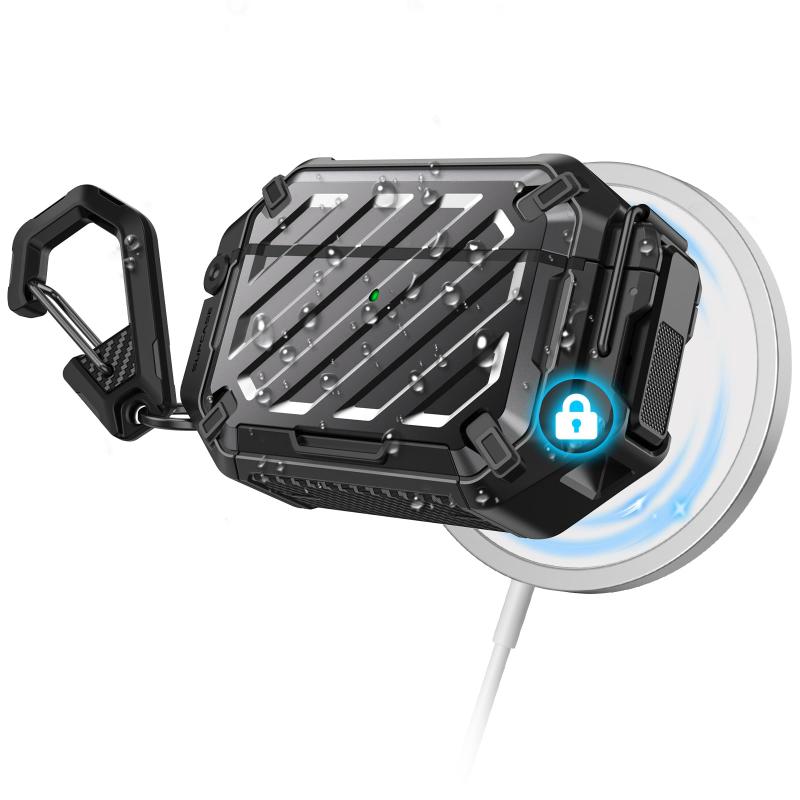 SUPCASE AirPodsPro 第1/2/3世代 AirPods 第4世代 ケース 2024 防水カバー 耐衝撃 IP68 防水 防塵 360°全面保護カバー スタイリッシュ AirPods 4 ケース カバー Apple AirPo...