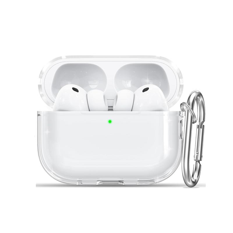 NWYRJO For Airpods Pro3 ケース Airpods Pro 第3世代 全面保護カバー 2025年 TPU素材 AirPods Pro 3 用 ケース ワイヤレス充電可能 軽量 キズ防止 耐衝撃性 エアーポッズ プロ3 防...