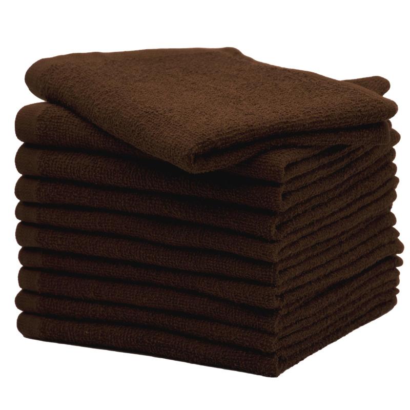 [19inch] フェイスタオル 5枚 カラー 濃色 200匁 無地 綿100％ 吸水力 速乾性 薄手 サウナ 温泉 ジム 透けない ややロング 巻きやすい 様々な用途で使える長めのサイズ 吸水 速乾 フェイシャルタ【様々な用途で使える万能...