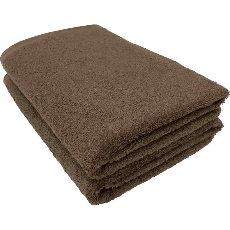 コットンタウン(Cottontown) スーピマコットン バスタオル チョコレートブラウン 60×120cm 2枚セット 綿100% タオル 中厚手【商品サイズ・重さ】フェイス：34×85cm(約120g)、コンパクトバス(ミニバス)：50...
