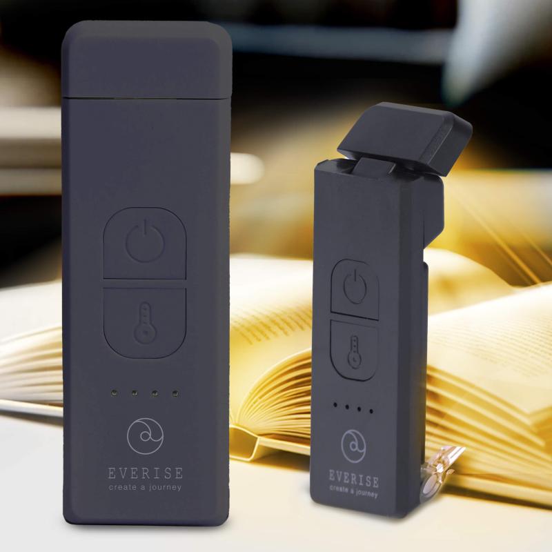 EVERISE [エバーライツ] ブックライト 読書灯 [ 本につける クリップライト ] 読書 寝ながら 軽量 充電式 USB-C ポータブル 4種類光 無段階調光 Clip Book Light✅【充電式のクリップライト】本にぴたりとク...