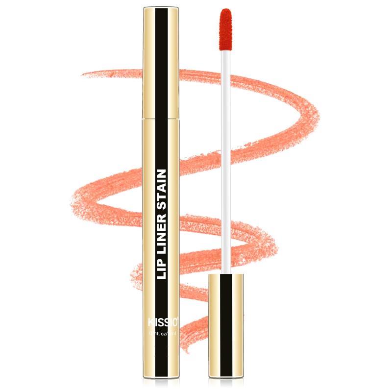 KISSIO Lip Liner Stain,Peel Off Lip Liner,Transfer Proof,Long Lasting and Waterproof,Lips Tint Tattoo,Natural Makeup Sta...