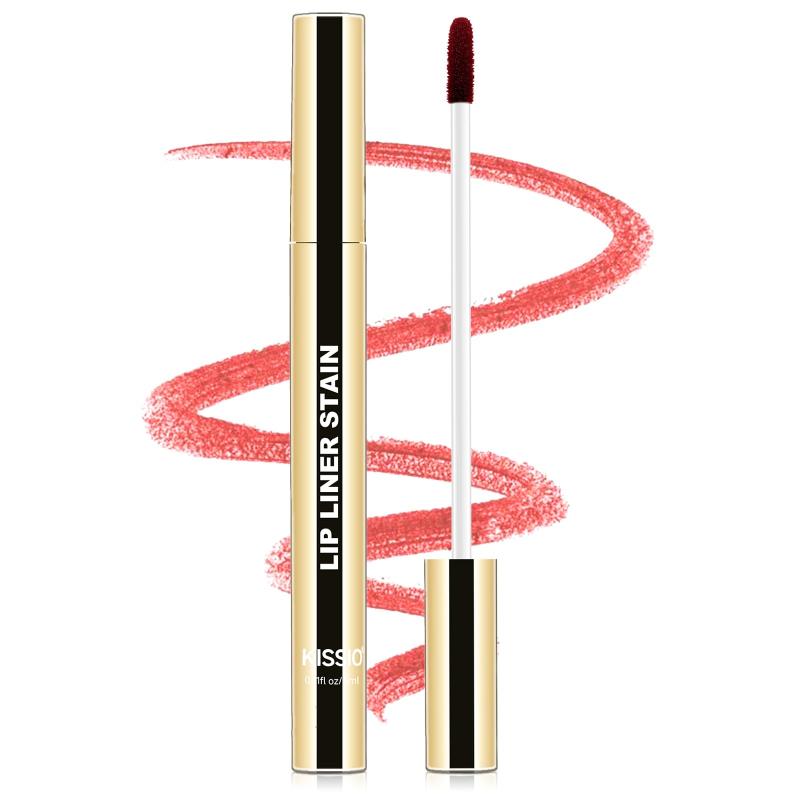 KISSIO Lip Liner Stain,Peel Off Lip Liner,Transfer Proof,Long Lasting and Waterproof,Lips Tint Tattoo,Natural Makeup Sta...