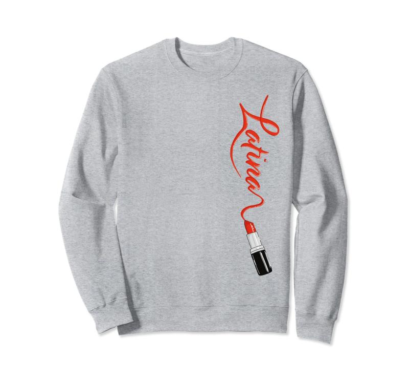 Marynes Arguello ラティーナ リップスティック Tシャツ コレクション トレーナーデザイナーMarynes ArguelloのLatina Lipstick Graphicコレクションで、あなたの国の誇りを示しましょう。 ラ...